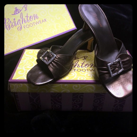 Brighton | Shoes | Brighton Sandals Bronze Color 75 | Poshmark